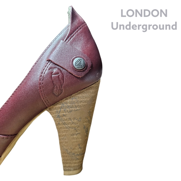 London Underground | Shoes | London Underground Smoked Kipper Blood Red ...